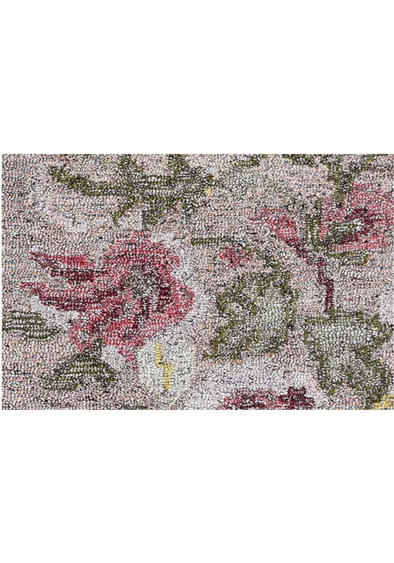 Cally Rose Wool & Viscose Rug - Elegant Decor