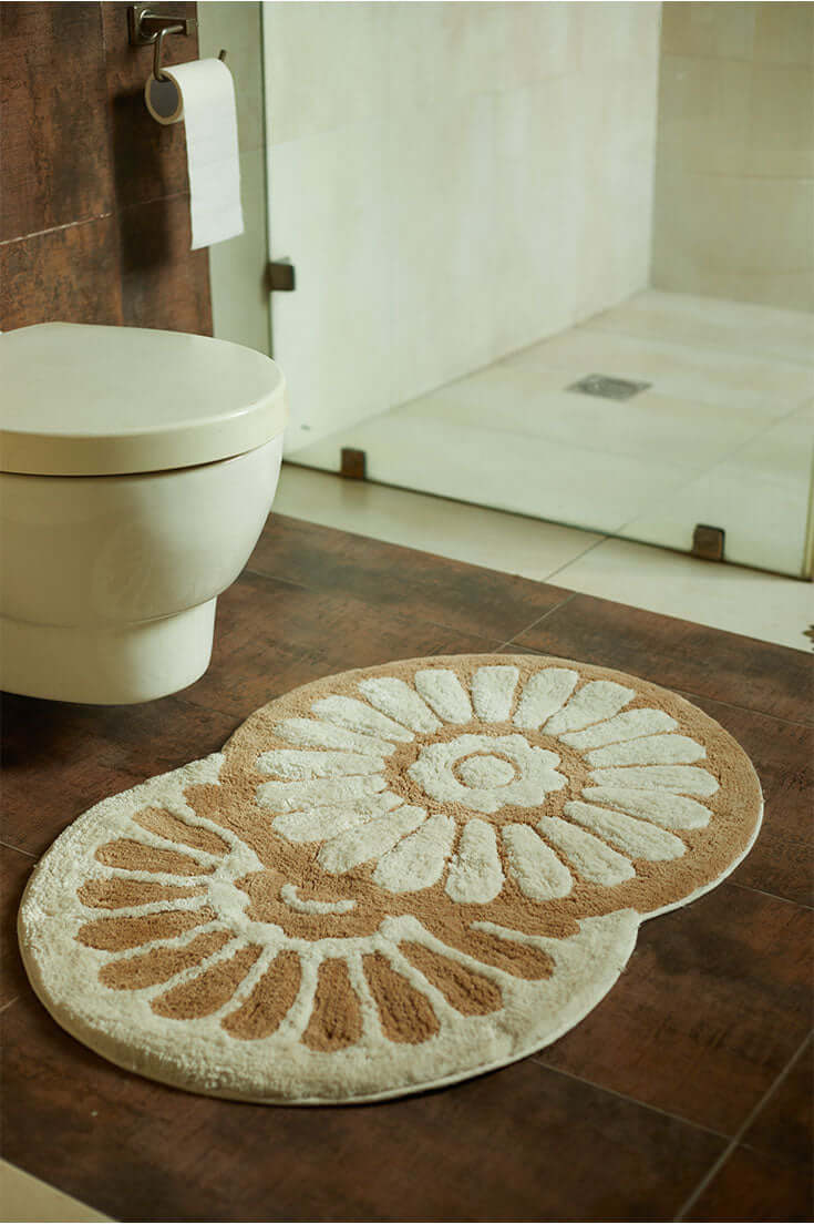 Anna is a beautiful bathmat for comfort, and style.