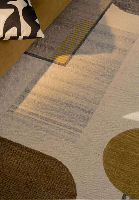 Arvid hand tufted rug will bring a warm welcoming feel.